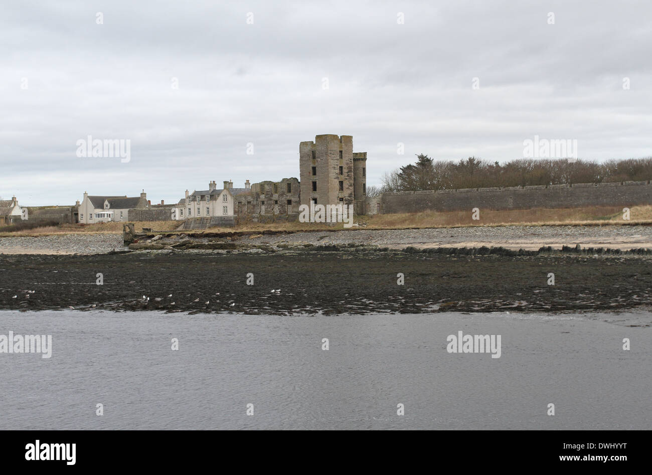 Exterior of Thurso castle Scotland March 2014 Stock Photo - Alamy