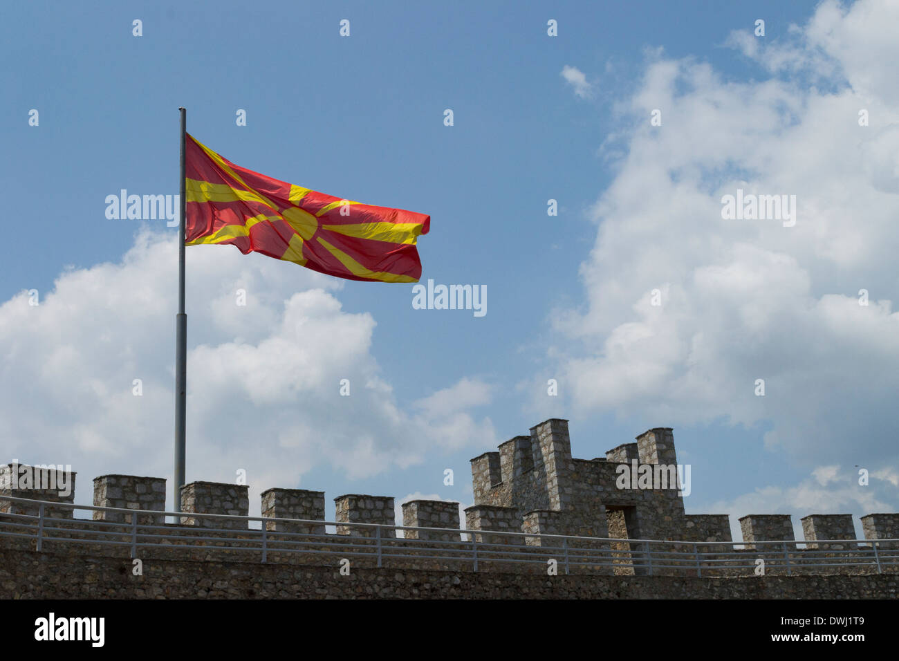 Tsar Samuil Fortress, Ohrid, Macedonia Stock Photo - Alamy