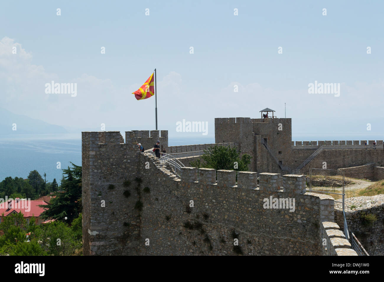 Tsar Samuil Fortress, Ohrid, Macedonia Stock Photo - Alamy