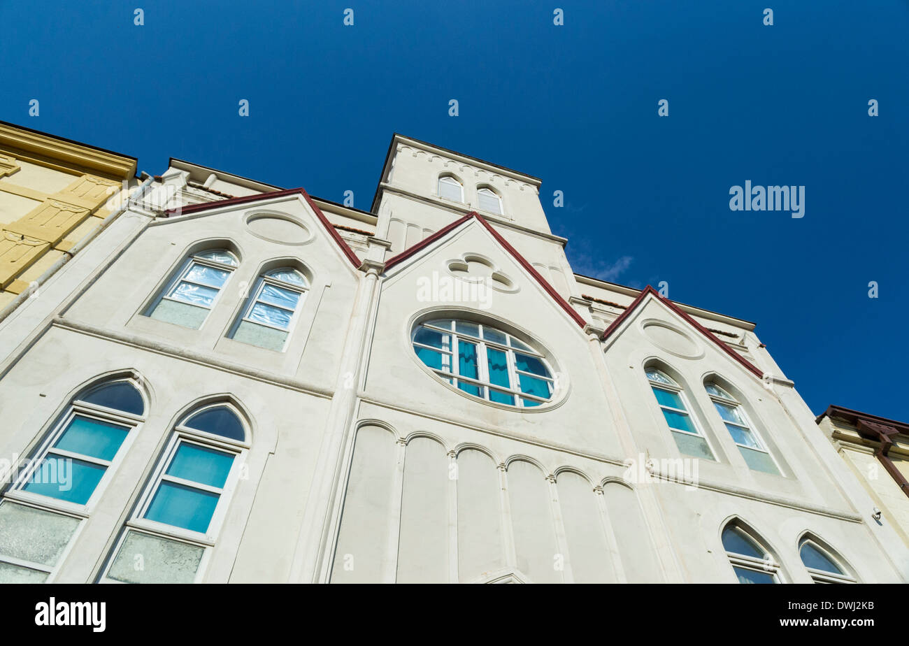 The Catholic Church "Holy Heart of Jesus", on the main street of Bitola ...