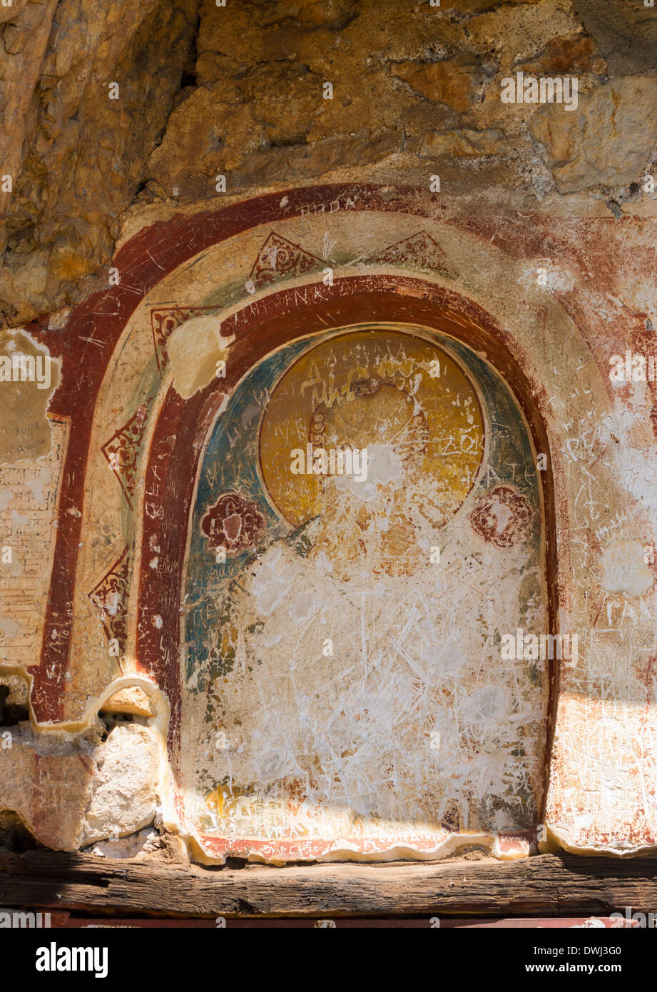 Entrance icon - Cave church of St. Athanasius in Kalishta, Macedonia ...