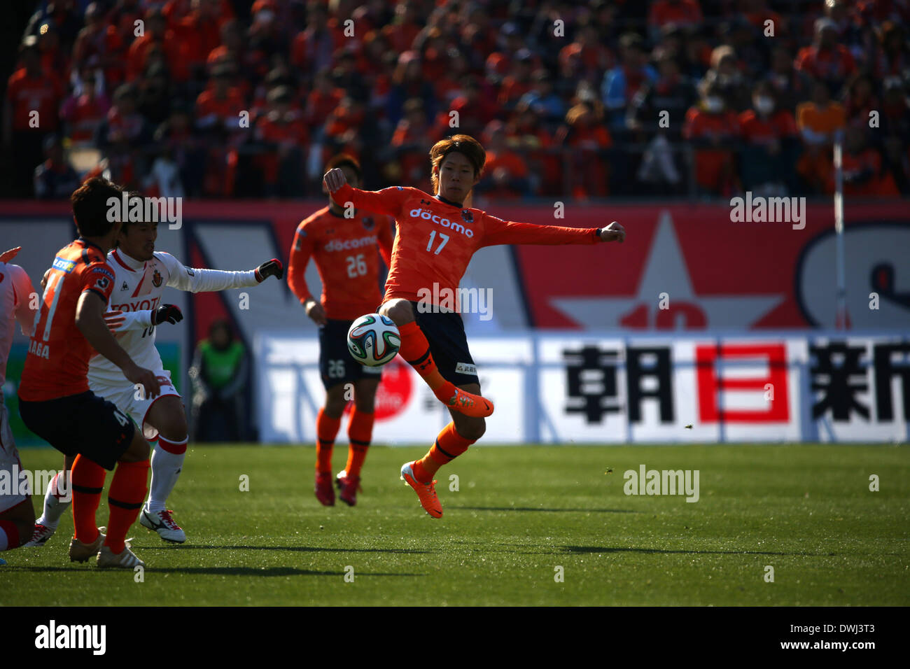 NACK5 Stadium Omiya, Saitama, Japan. 8th Mar, 2014. Shohei Takahashi (Ardija), MARCH 8, 2014 ...