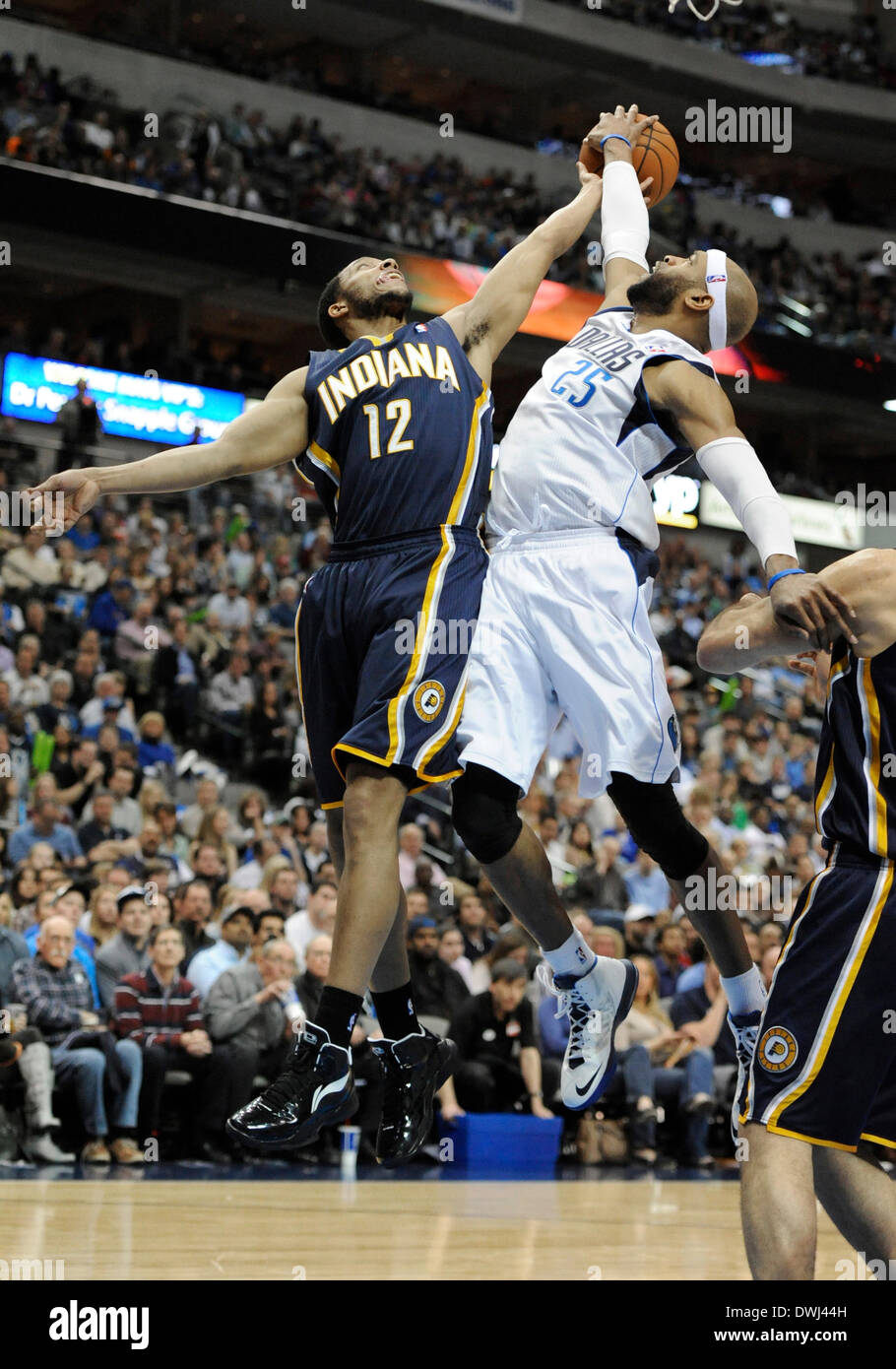 Dallas, Texas, USA. 9th March 2014. Mar 09, 2014: Indiana Pacers small ...