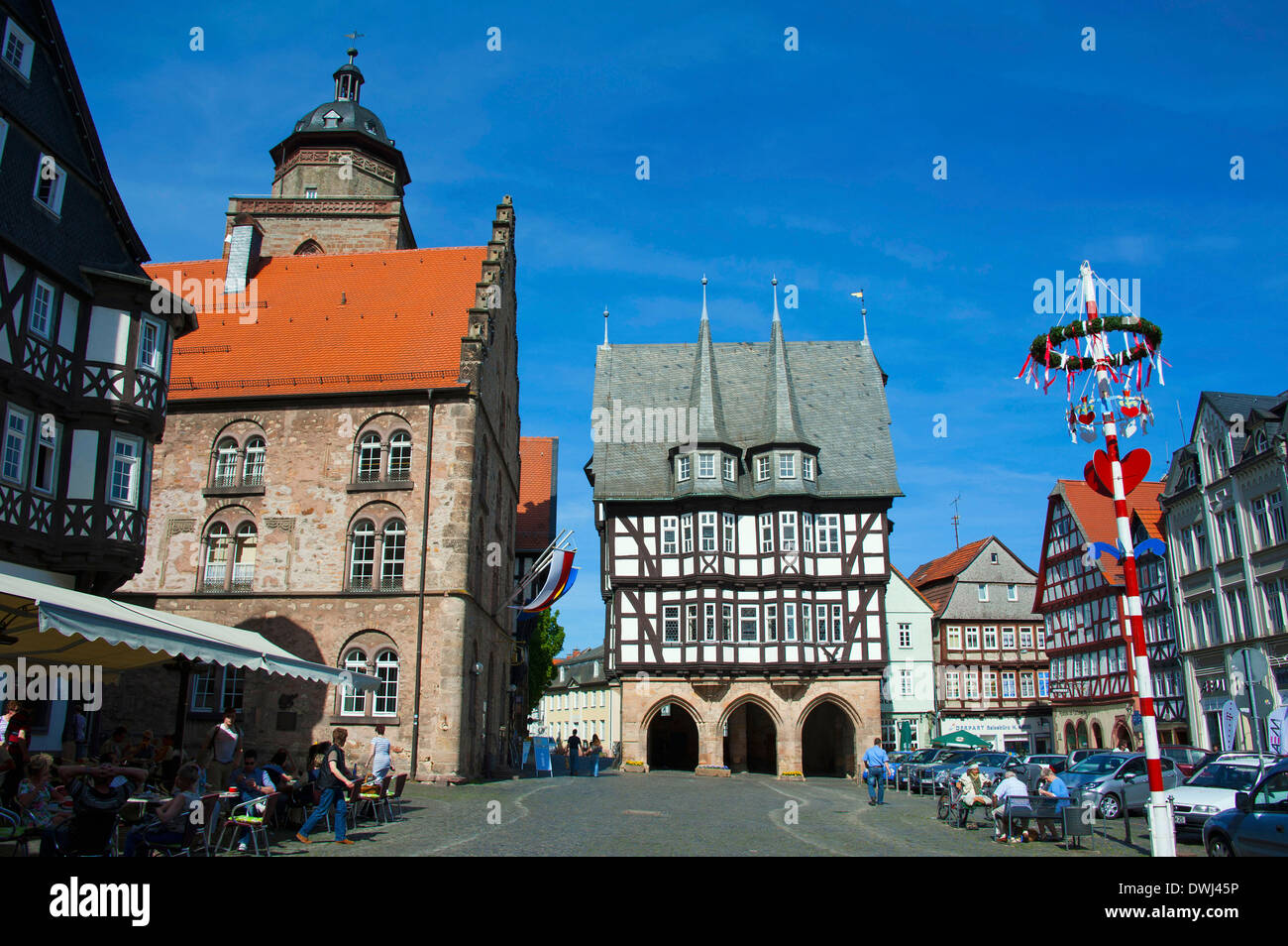 Town hall, Alsfeld Stock Photo - Alamy
