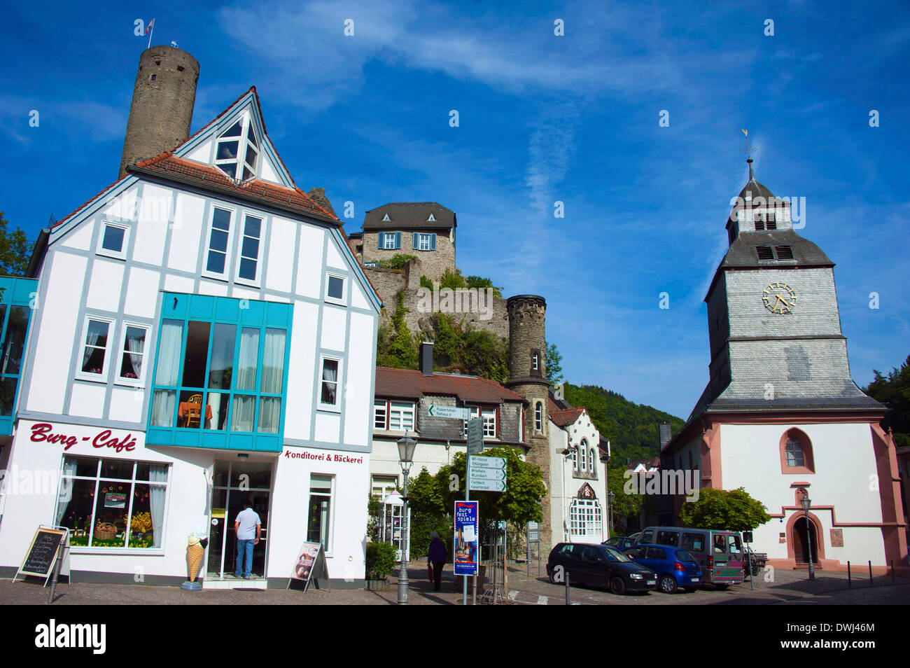 Old town, Eppstein Stock Photo - Alamy
