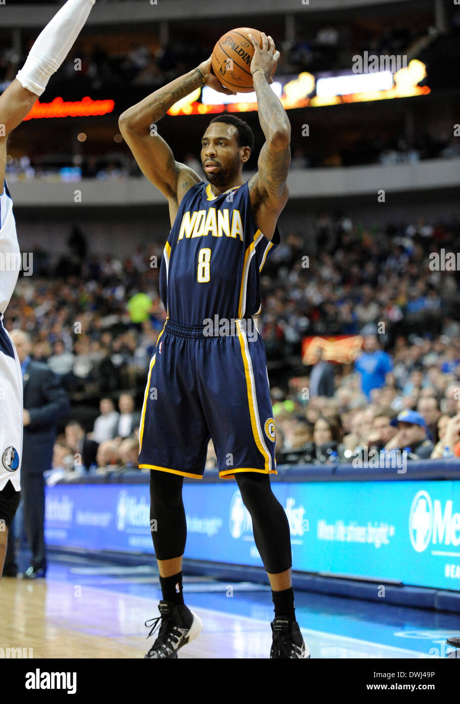 Dallas, Texas, USA. 9th March 2014. Mar 09, 2014: Indiana Pacers ...