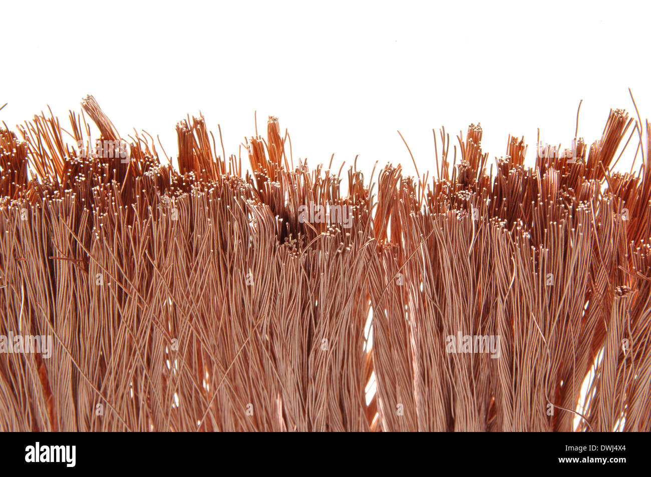 Copper wire, idea of development in technology Stock Photo - Alamy