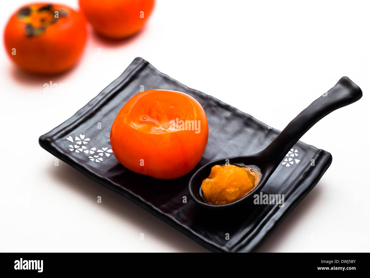 Persimmon Spoon High Resolution Stock Photography and Images - Alamy