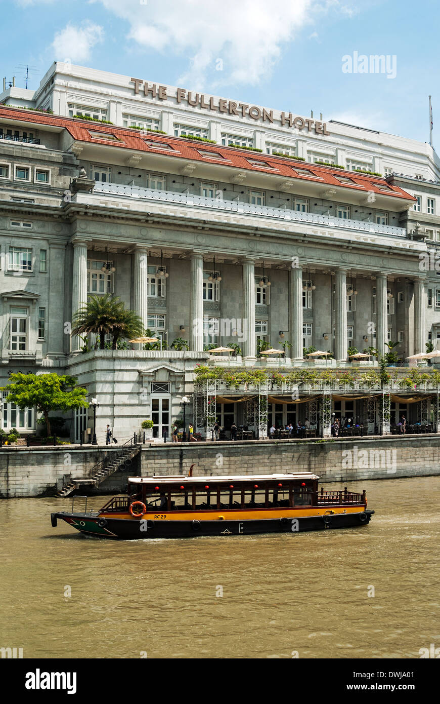 The Fullerton Hotel, Singapore Stock Photo - Alamy