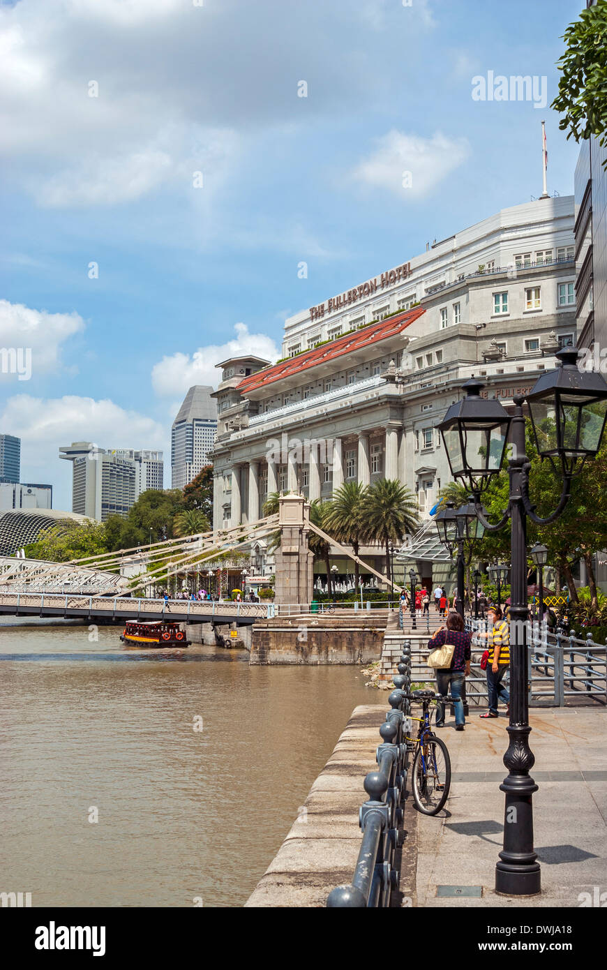 The Fullerton Hotel, Singapore Stock Photo - Alamy