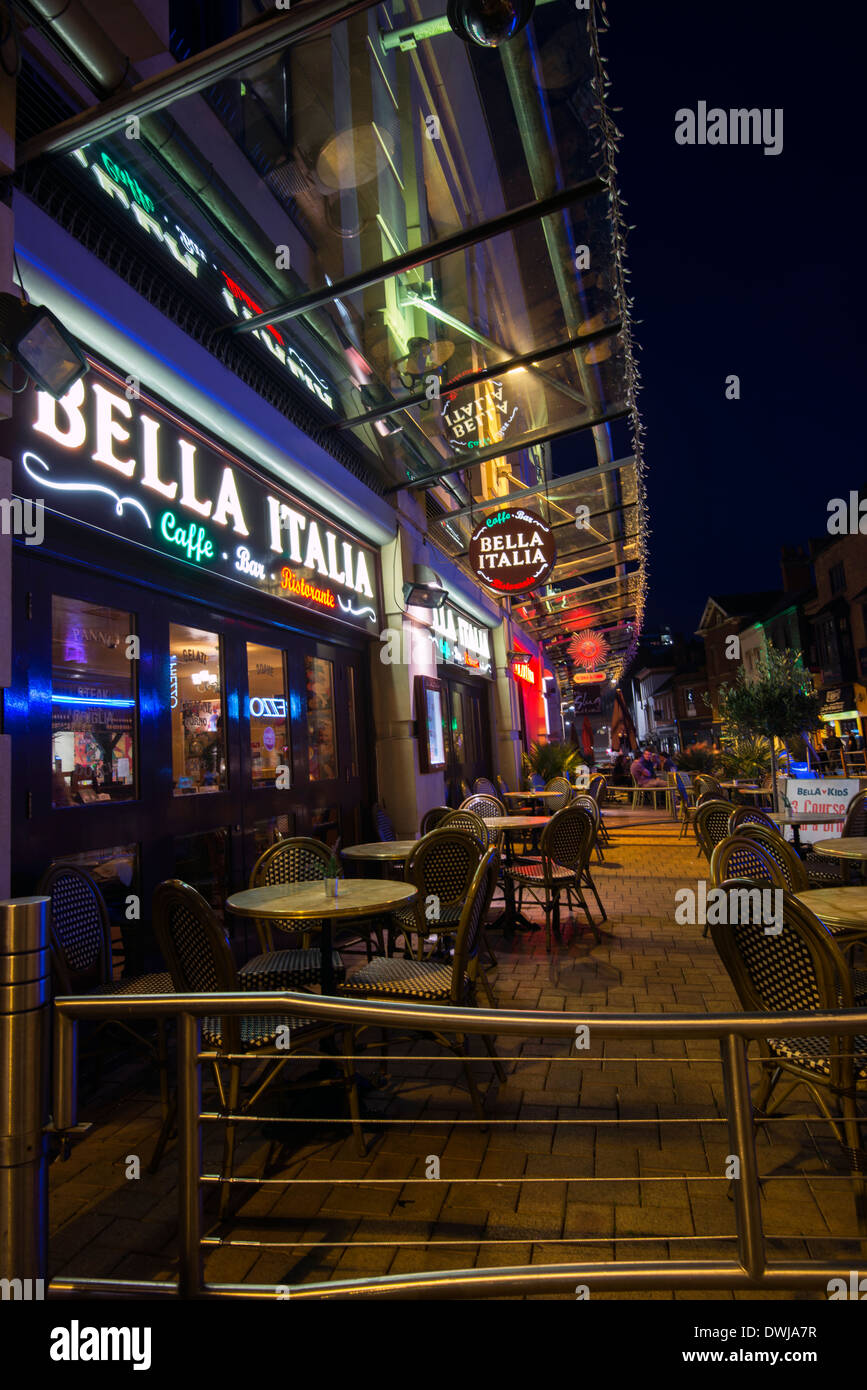 The Cornerhouse at night, Nottingham City England UK Stock Photo - Alamy