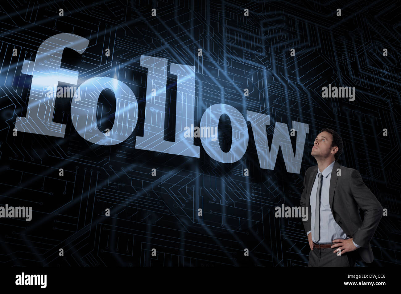 Follow the blue hi-res stock photography and images - Alamy