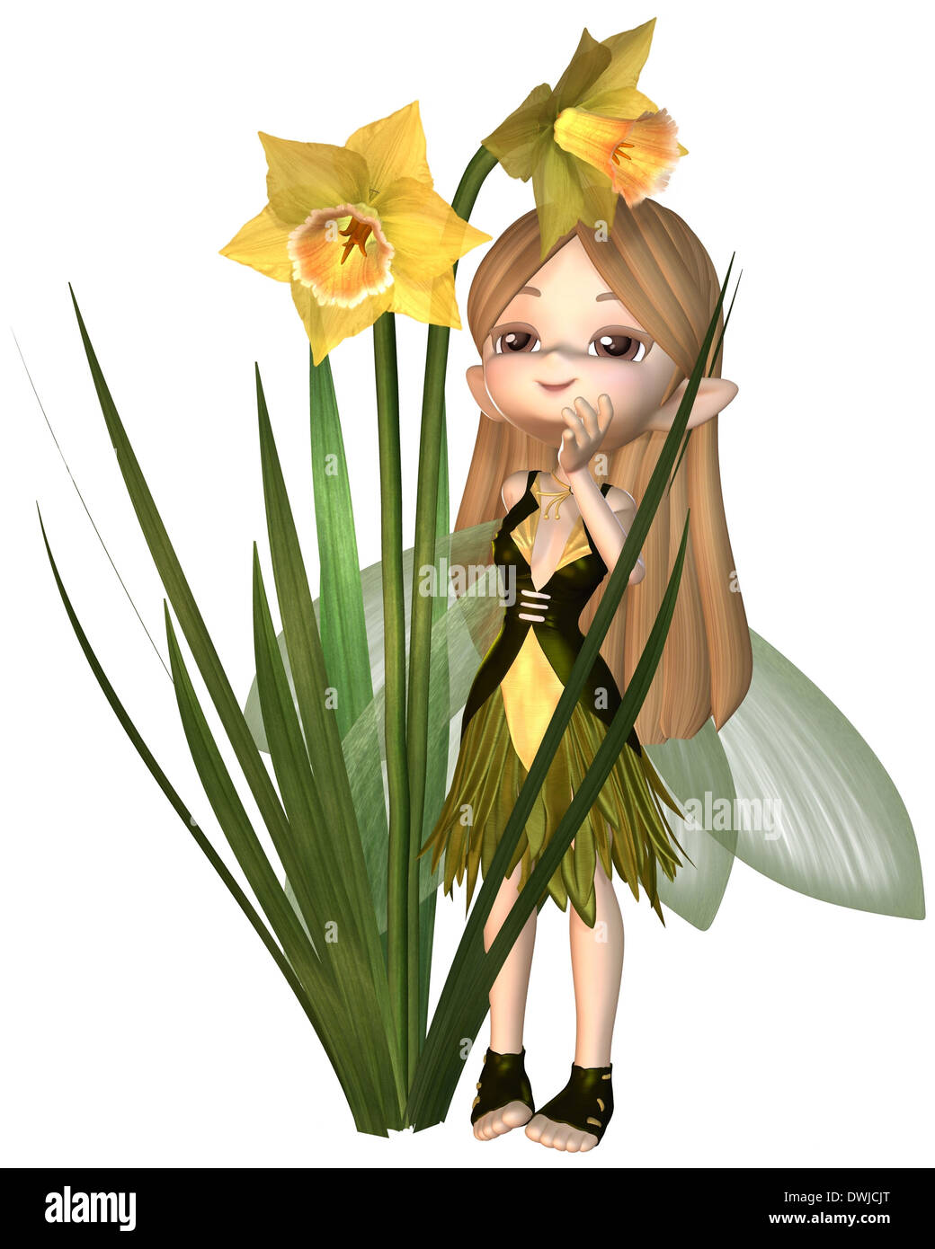 Cartoon daffodil hi-res stock photography and images - Alamy