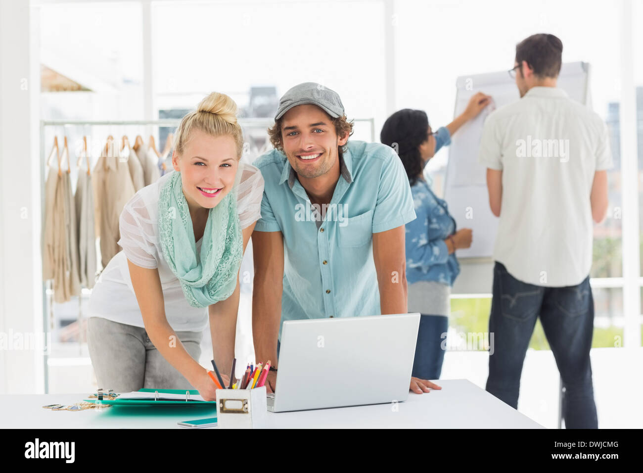 Fashion designers at work Stock Photo - Alamy