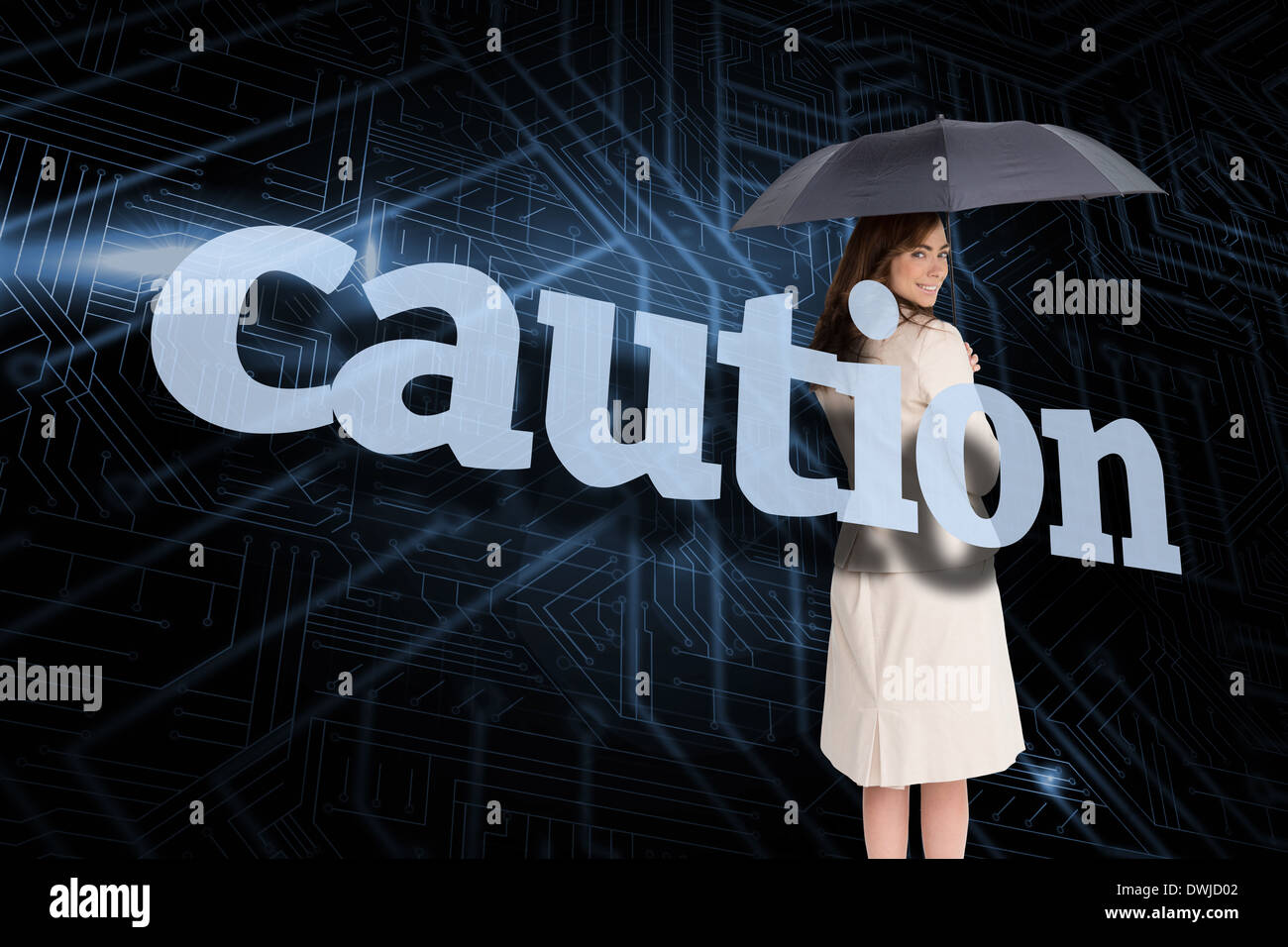 Caution word hi-res stock photography and images - Alamy