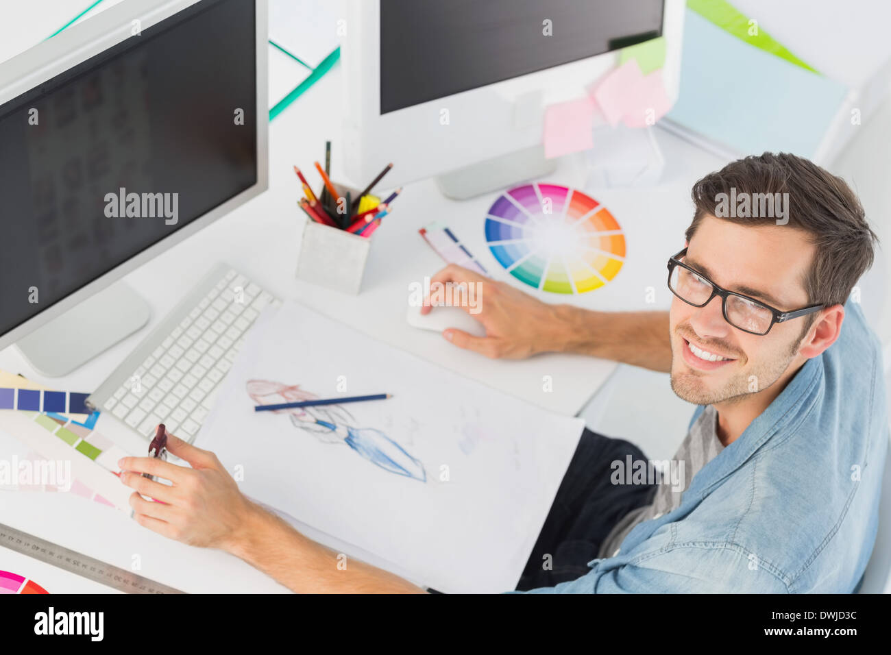 Professional using computer sketch hi-res stock photography and images ...