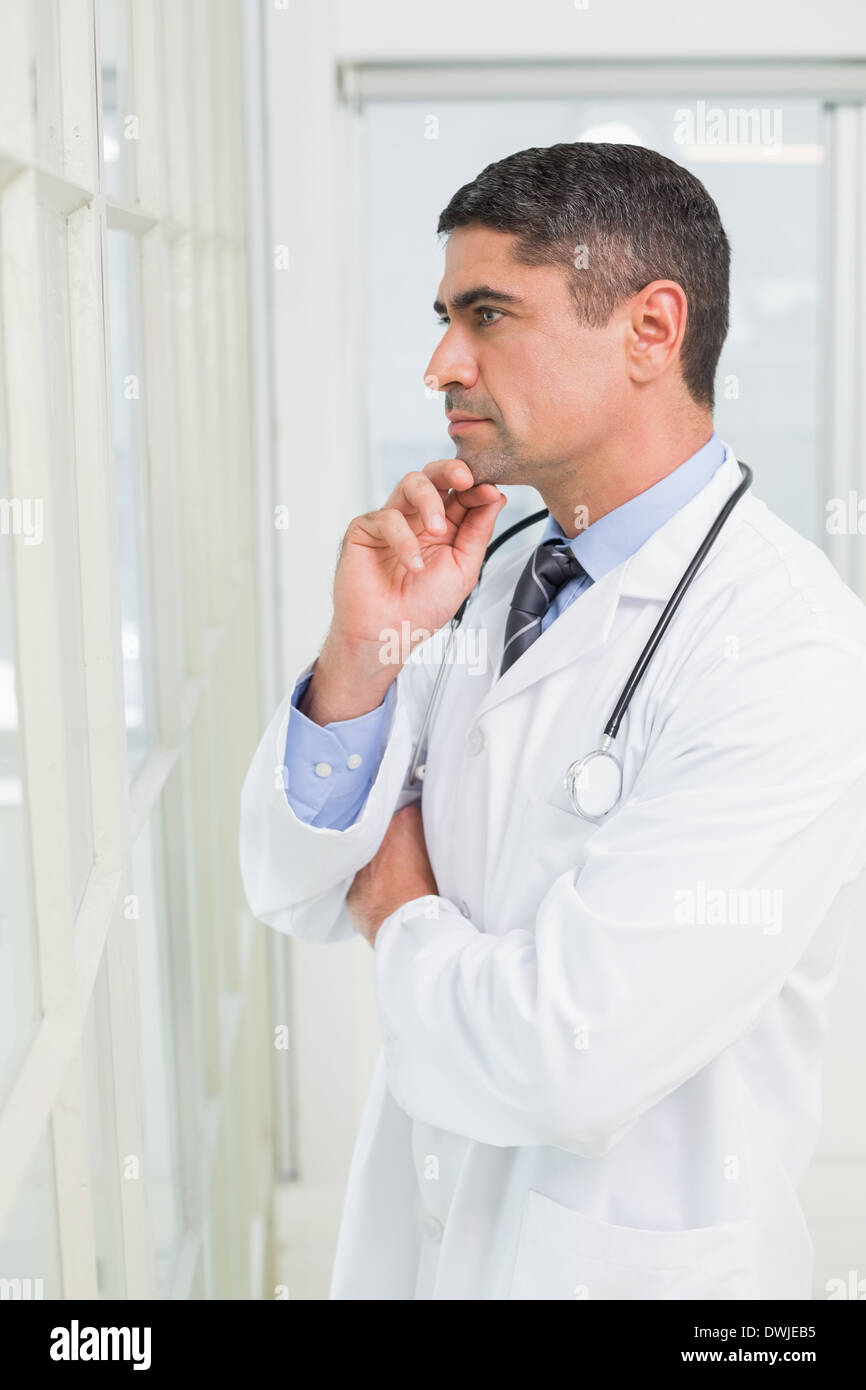 Side view handsome doctor hi-res stock photography and images - Alamy