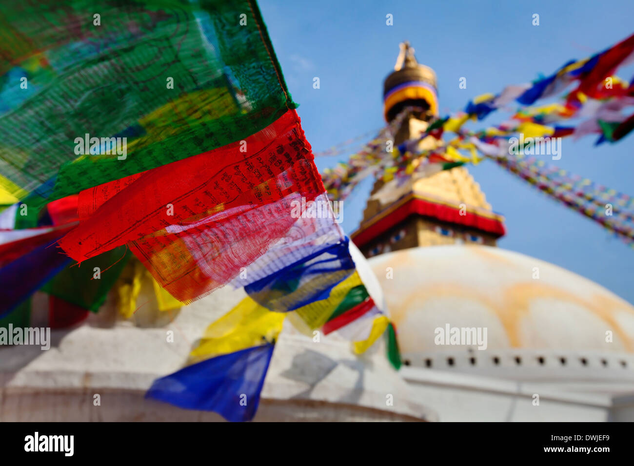Tibet stupa flag hi-res stock photography and images - Alamy
