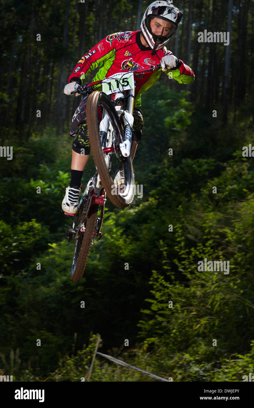 Mountain Biking Images XC DH Cross country and downhill Stock Photo - Alamy