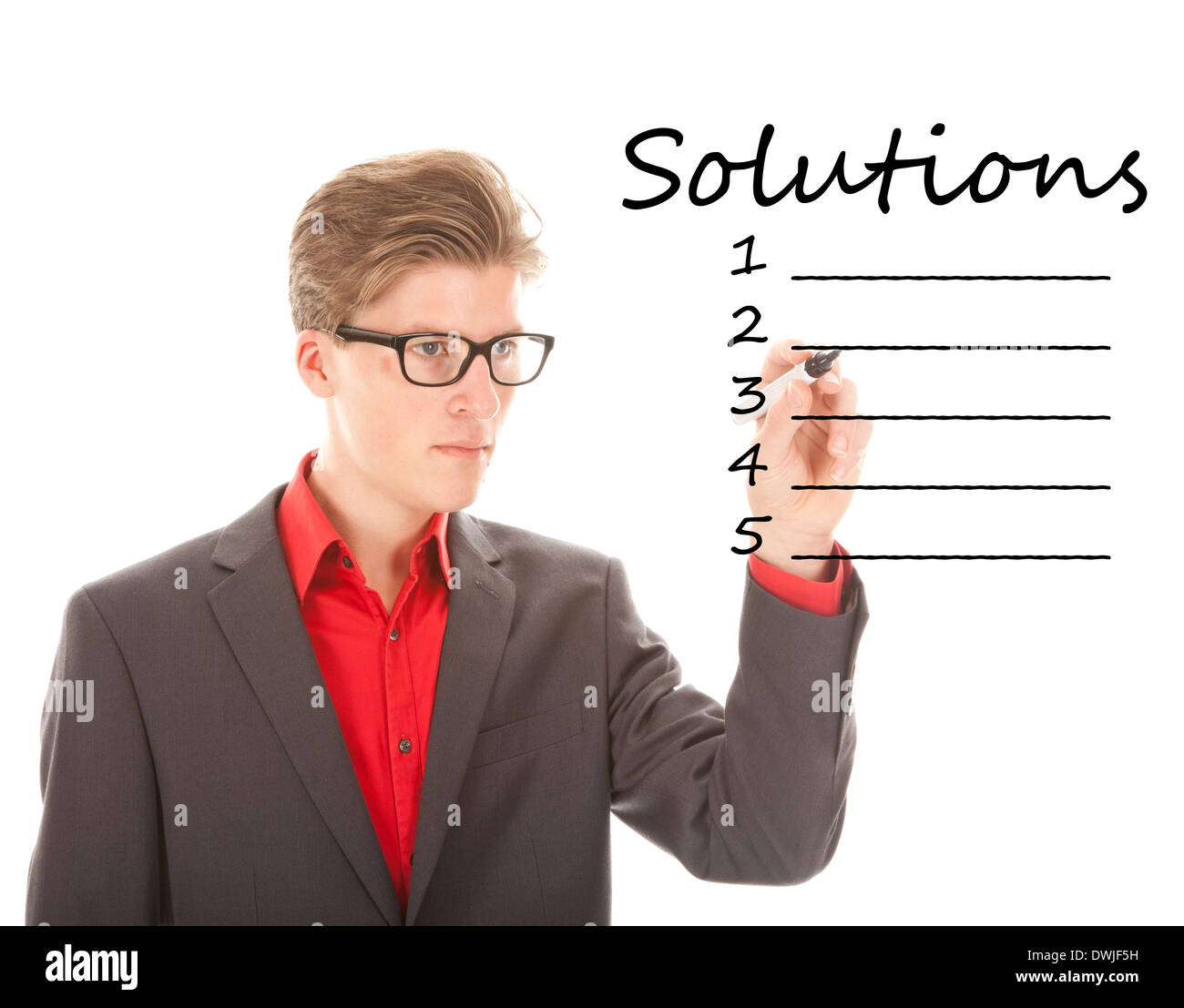 Male solution hi-res stock photography and images - Alamy