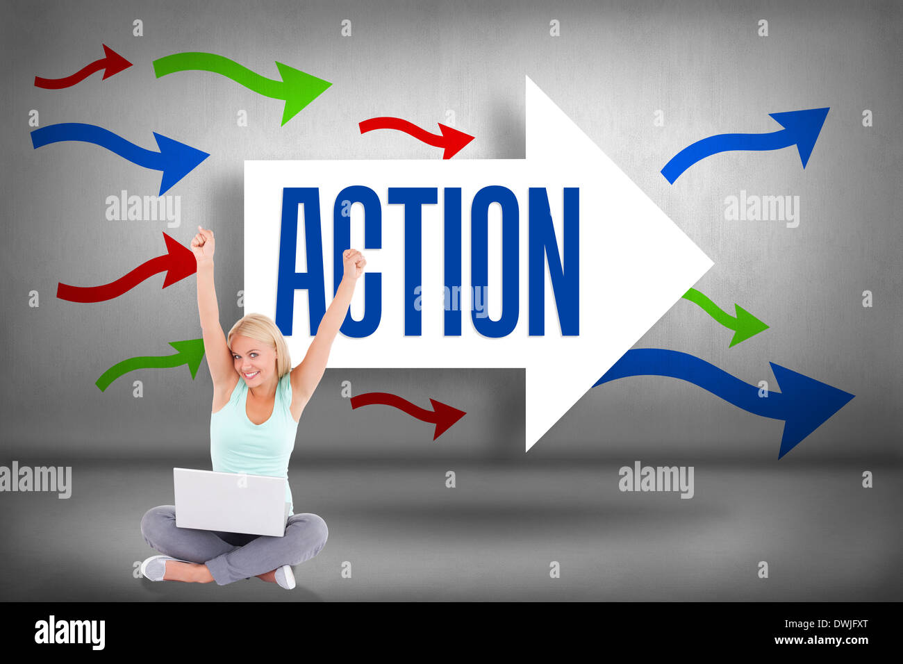 Action pointing hi-res stock photography and images - Alamy