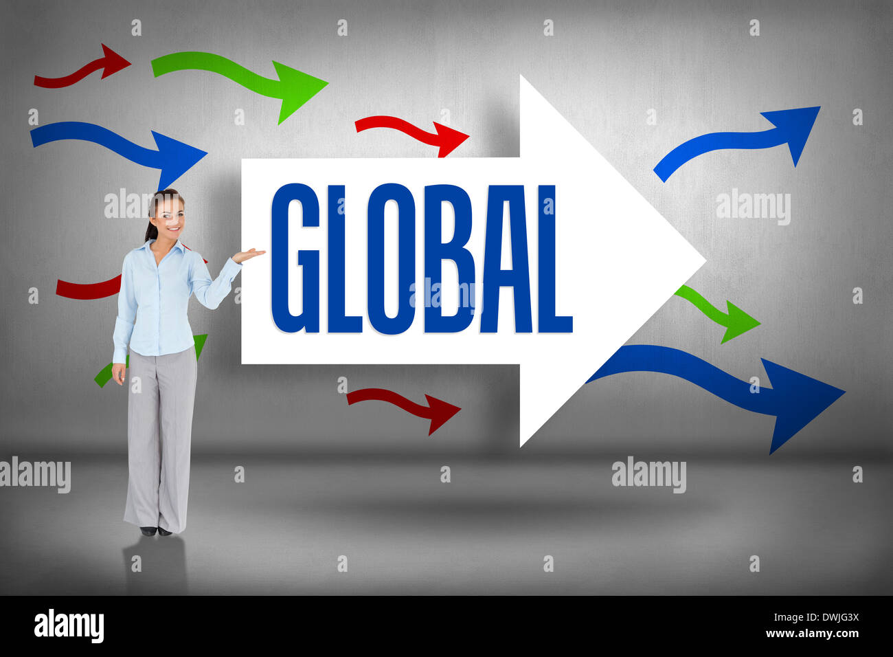 Global arrows hi-res stock photography and images - Alamy