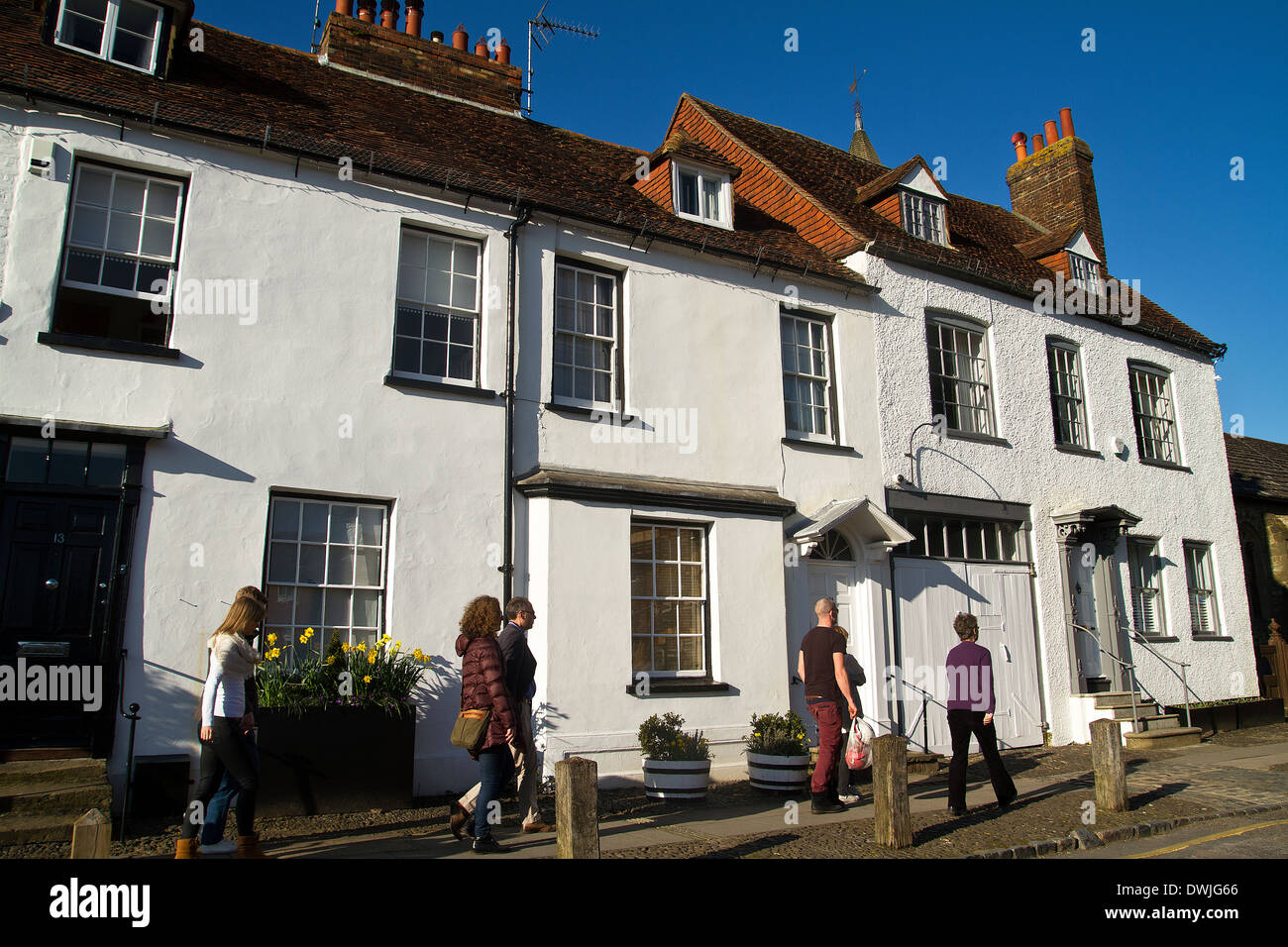 traditional cottages in Westerham Village Kent Stock Photo - Alamy