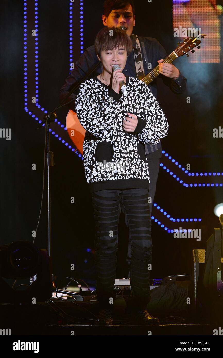 Taipei, Taiwan. 8th Mar, 2014. Taiwan group Sodagreen perform at ...
