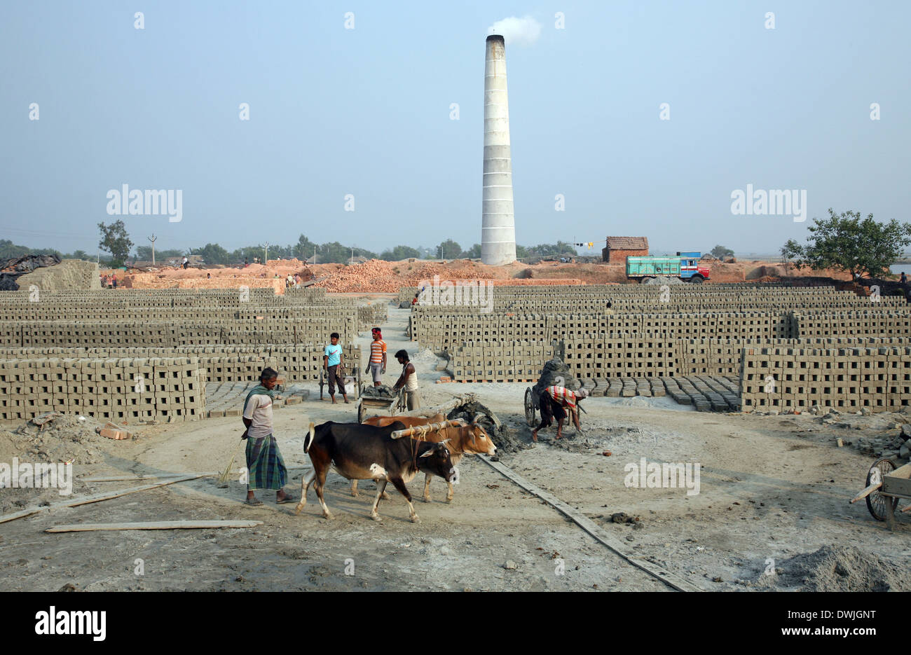 Brickfield And India High Resolution Stock Photography and Images - Alamy