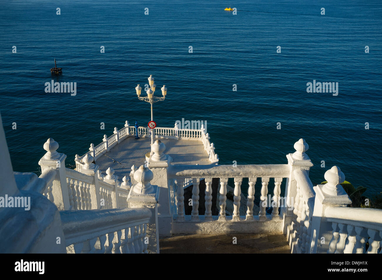 Benidorm landmark viewpoint, an outlook over the Mediterranean Stock ...