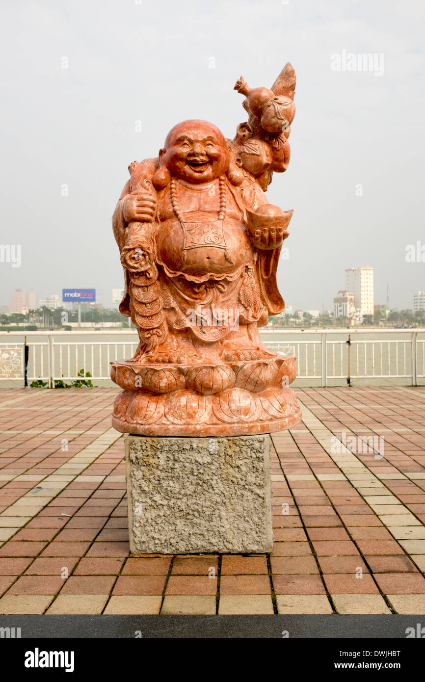 Art sculpture on riverside promenade at Danang Stock Photo - Alamy
