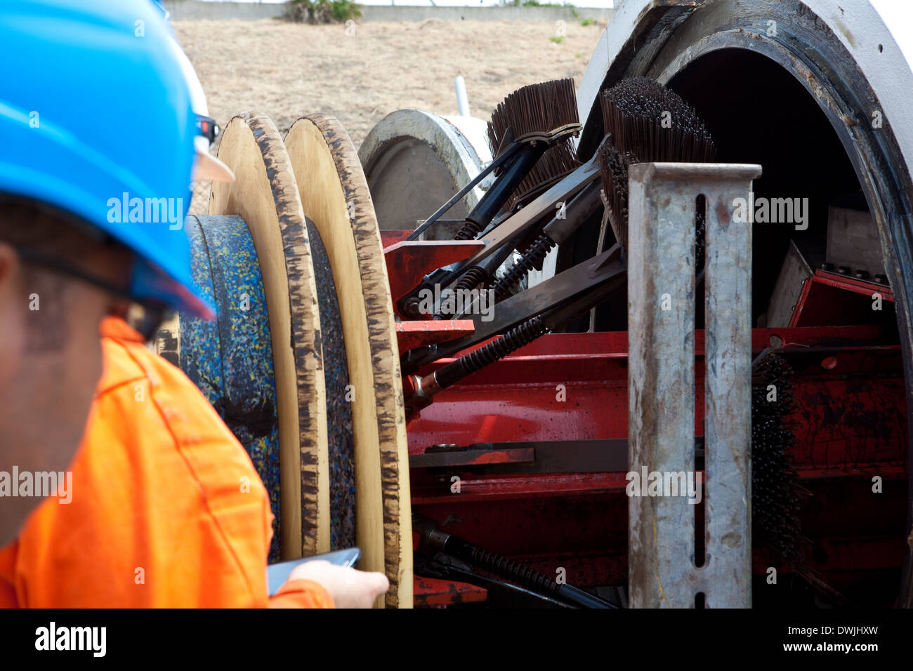 Preparation intelligent PIG tool Stock Photo - Alamy