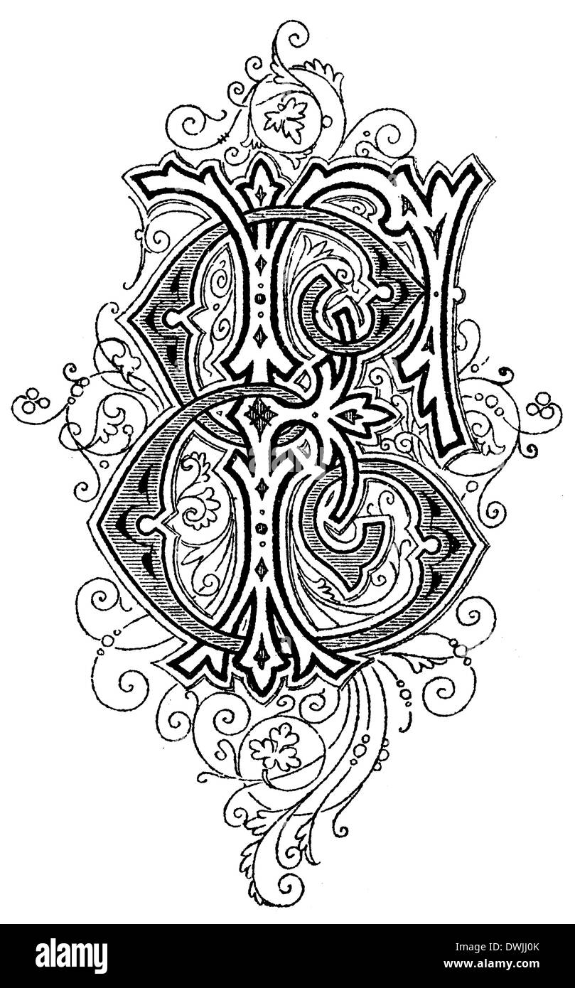 Monogram hi-res stock photography and images - Alamy