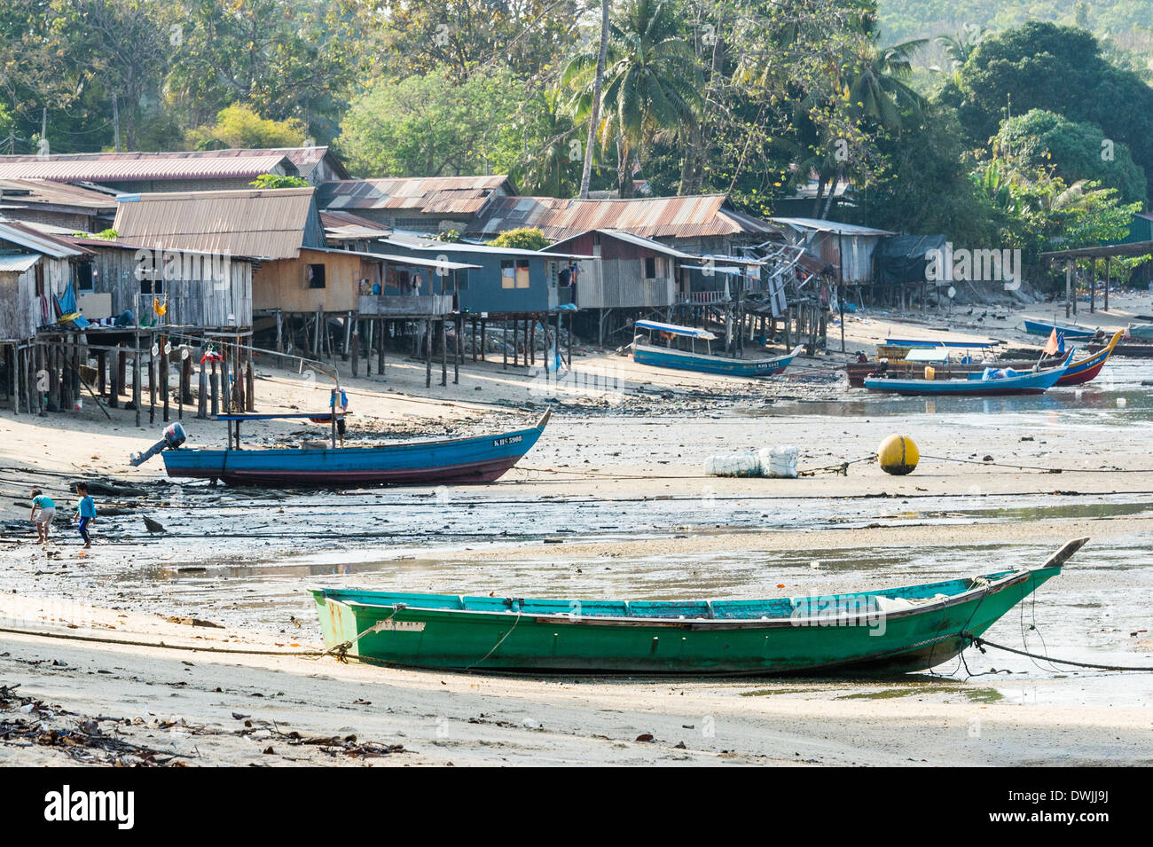 A fishing village in Langkawi Stock Photo - Alamy
