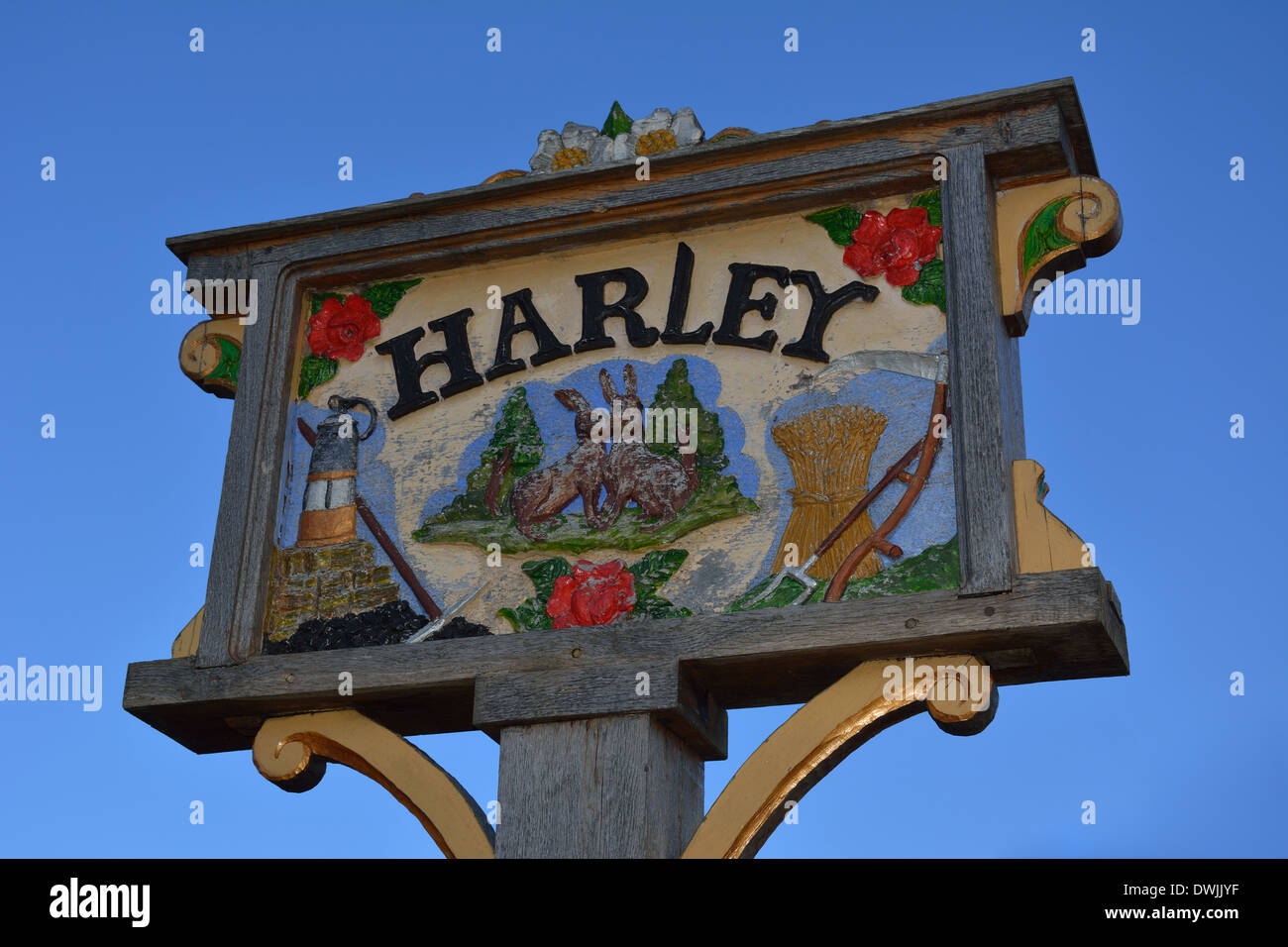 Harley street road sign hi-res stock photography and images - Alamy