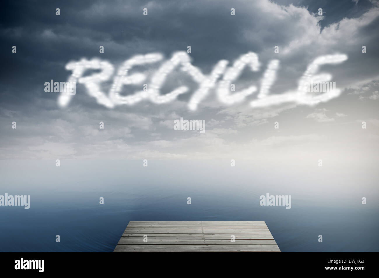 Recycling text word cloud hi-res stock photography and images - Alamy
