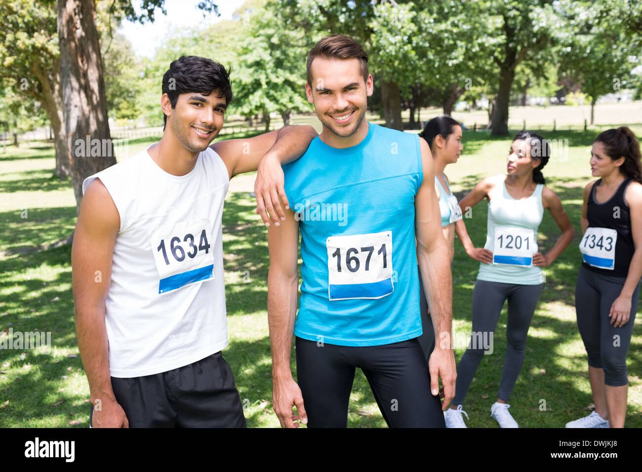 Happy runners hi-res stock photography and images - Alamy