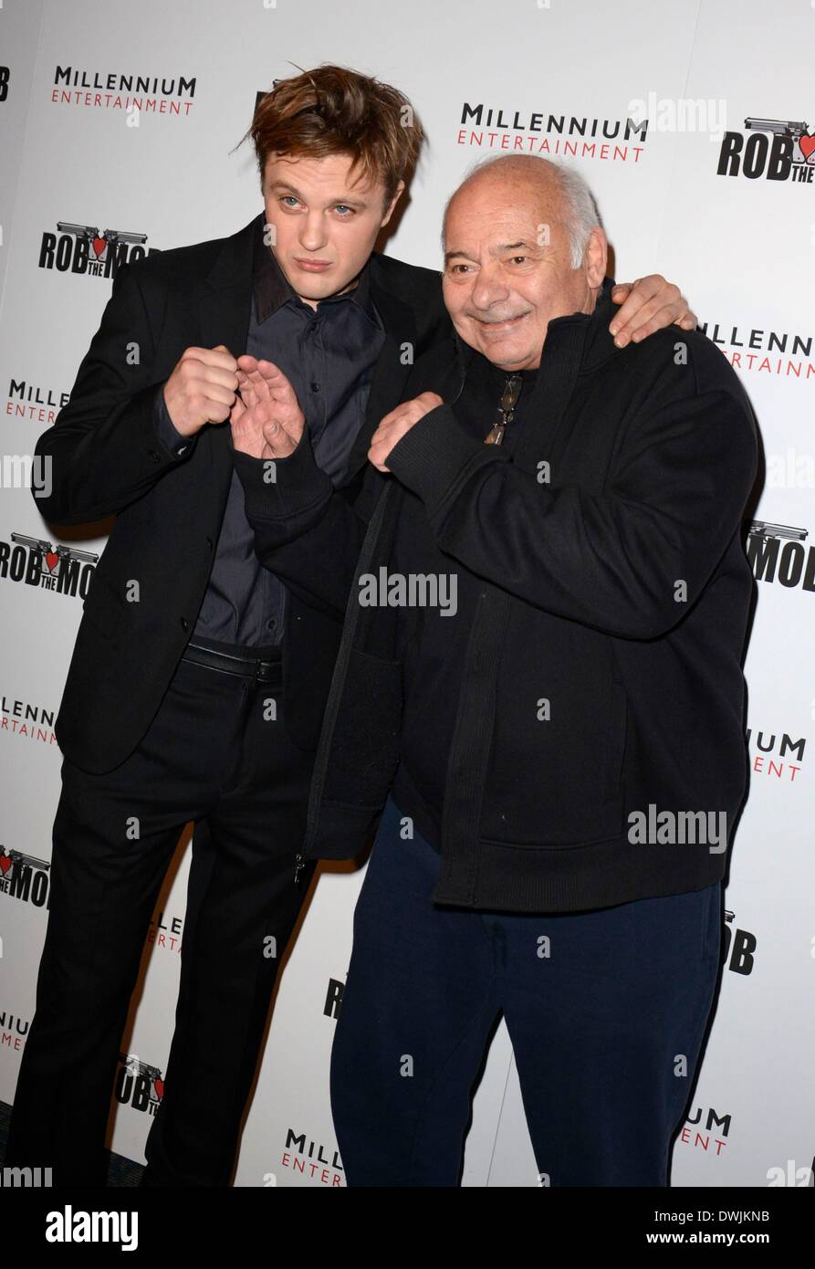 New York, NY, USA. 9th Mar, 2014. Michael Pitt, Burt Young at arrivals ...
