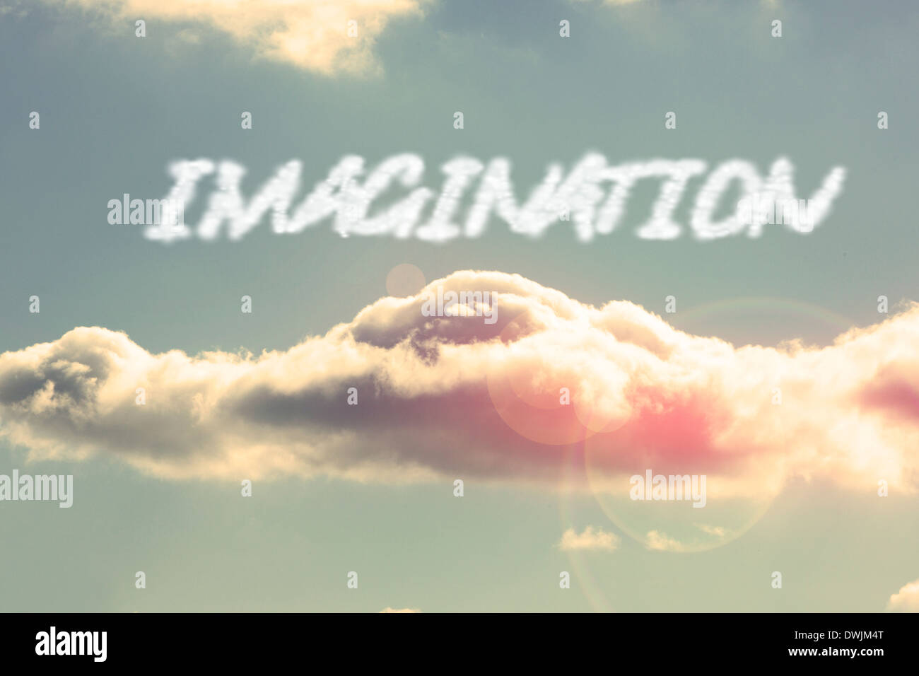 Imagination word cloud hi-res stock photography and images - Alamy