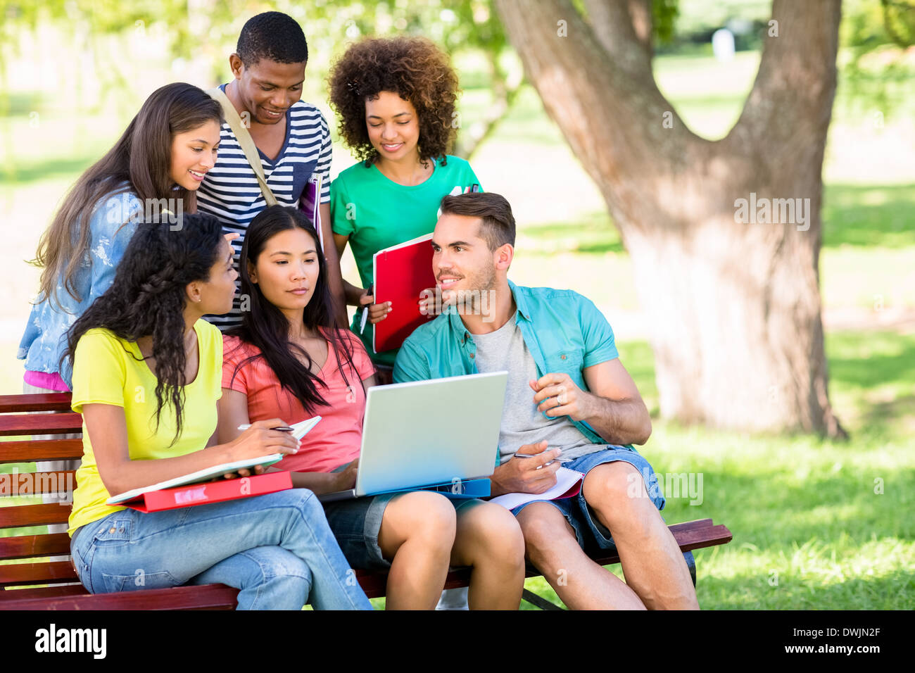 College students studying at campus Stock Photo - Alamy