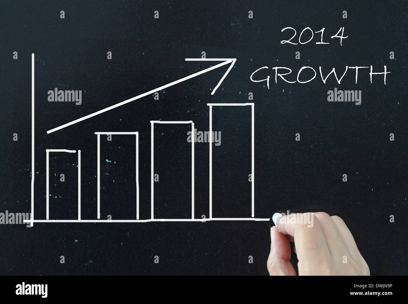 Business growth success chart arrow hi-res stock photography and images ...
