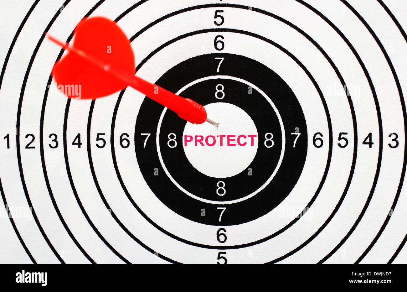 Safety concept target database hi-res stock photography and images - Alamy