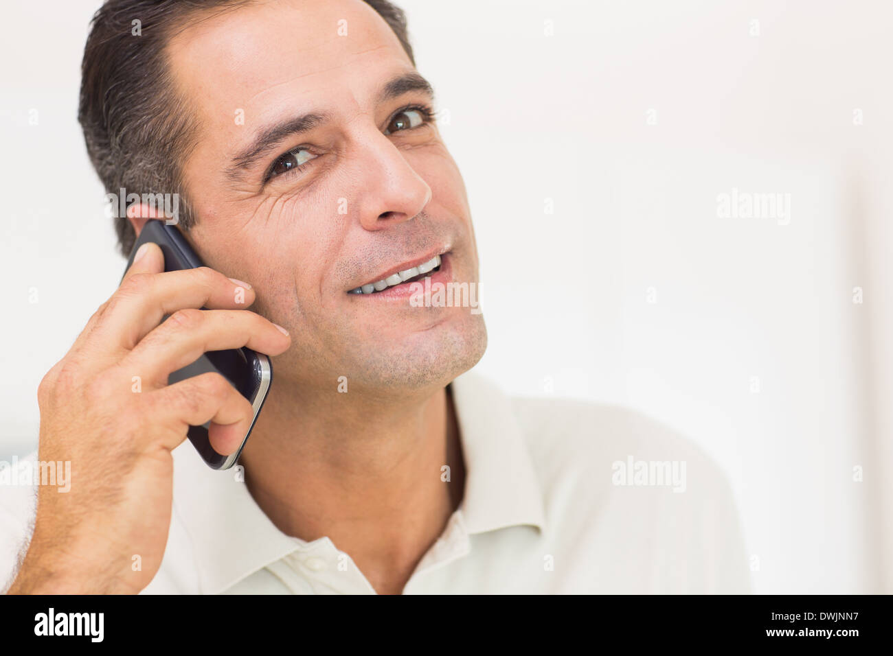 Closeup portrait man using hi-res stock photography and images - Alamy