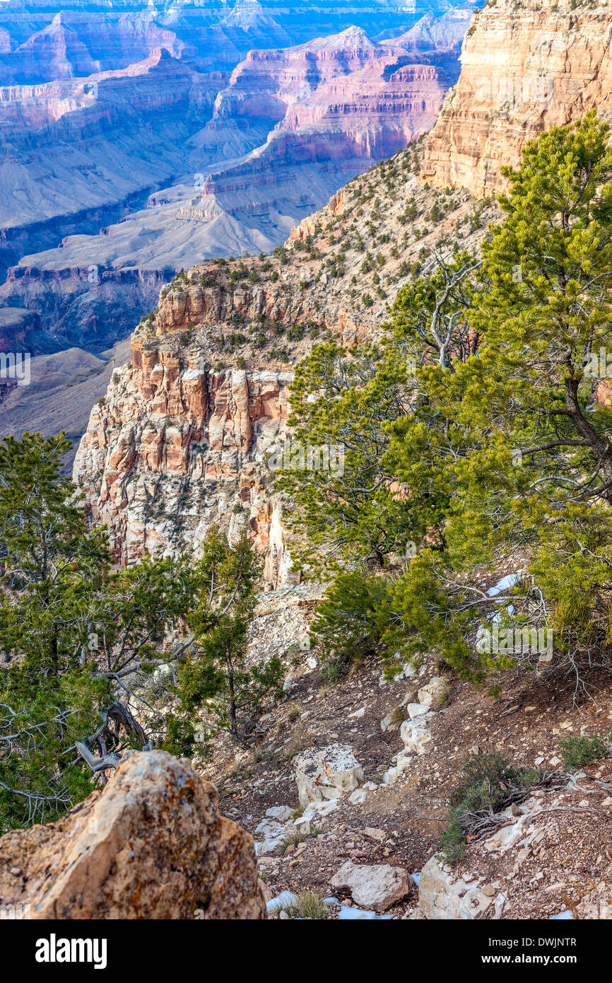 America with snow covered on the south rim hi-res stock photography and ...