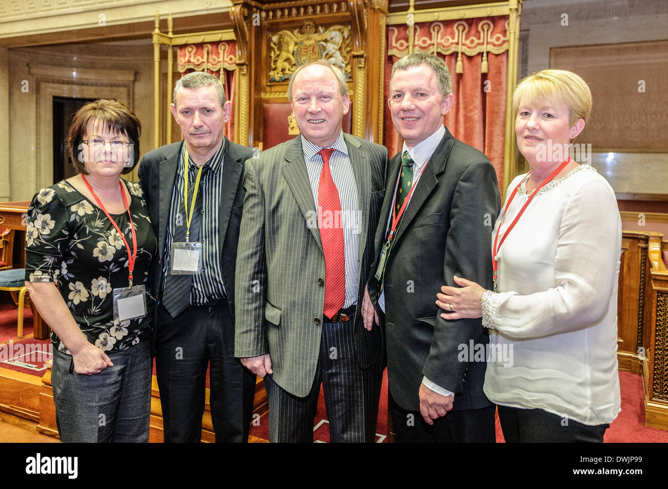 Belfast, Northern Ireland. 10 Mar 2014 - June McMullan, Thomas Boswell ...