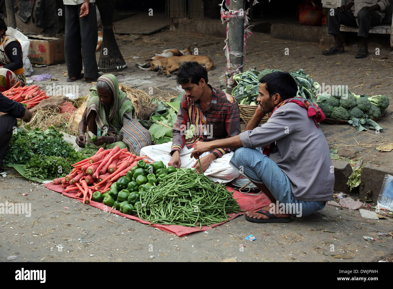 Indian street trader hi-res stock photography and images - Alamy