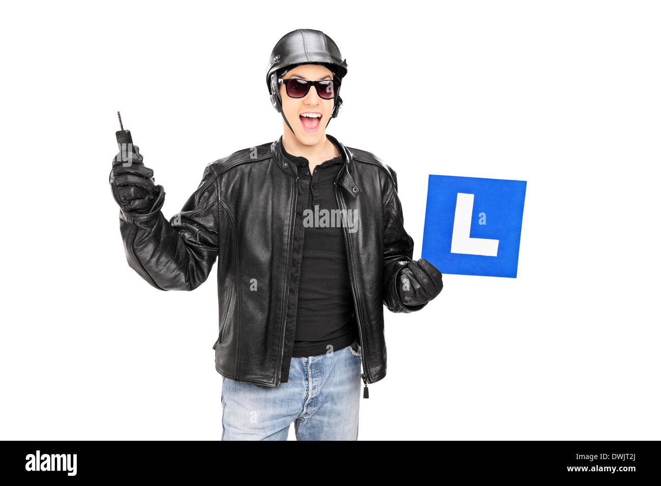 Man holding driving license hi-res stock photography and images - Alamy