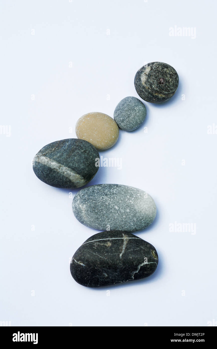 Stone Pebble Stack Indoors Stock Photo - Alamy