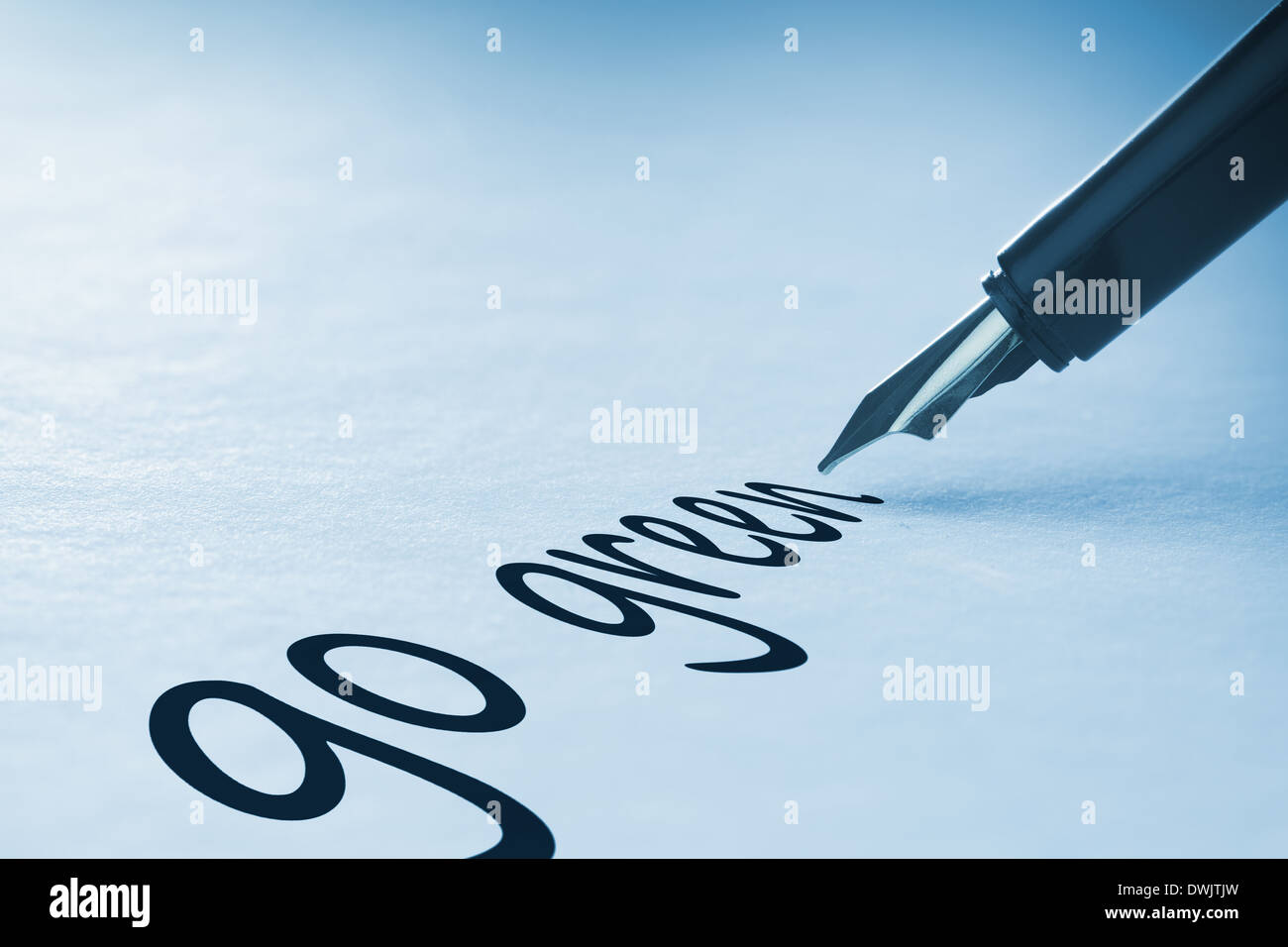 Green pen writing hi-res stock photography and images - Alamy