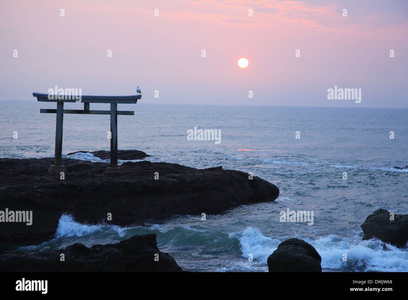 Asia, Japan, Honshu,Ibaraki Pref., Oharai Beach Stock Photo - Alamy